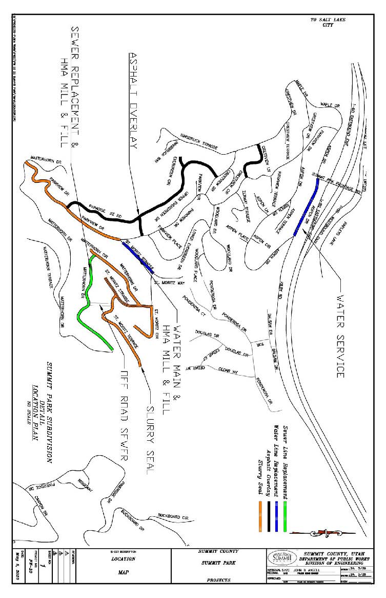 Summit Park Road Construction | Summit Park Utah